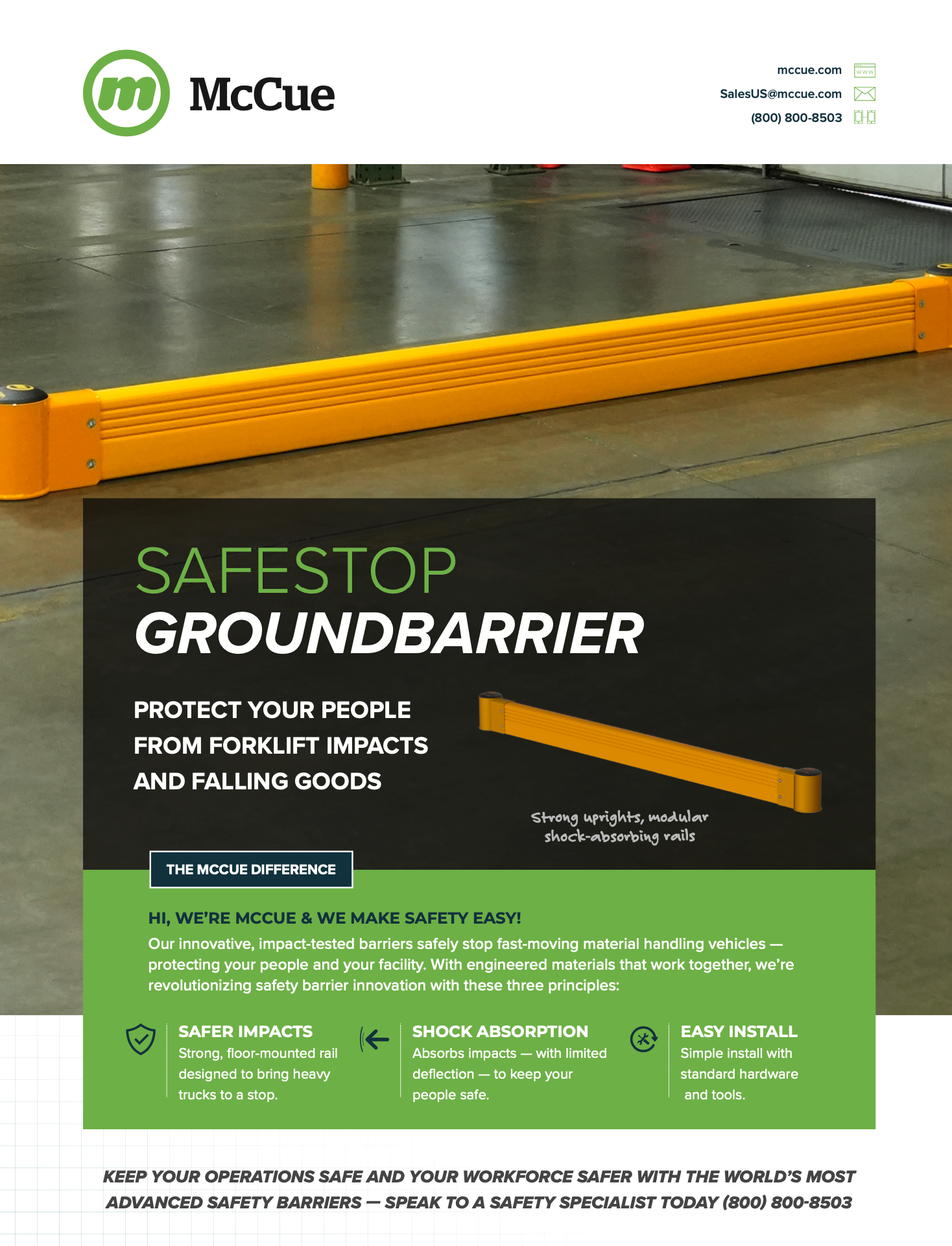 SafeStop GroundBarrier | McCue